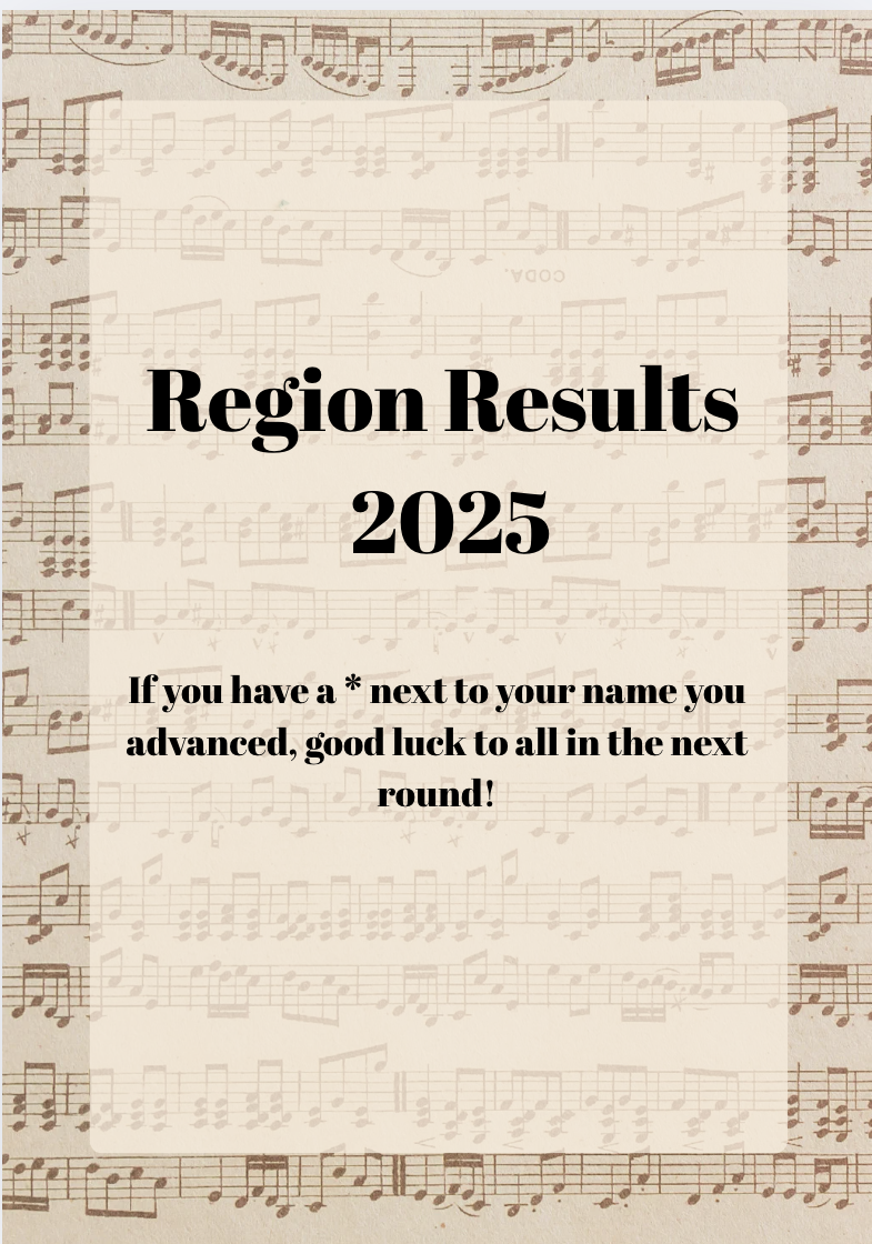 TMEA Region Results! – Cedar Park High School Choir